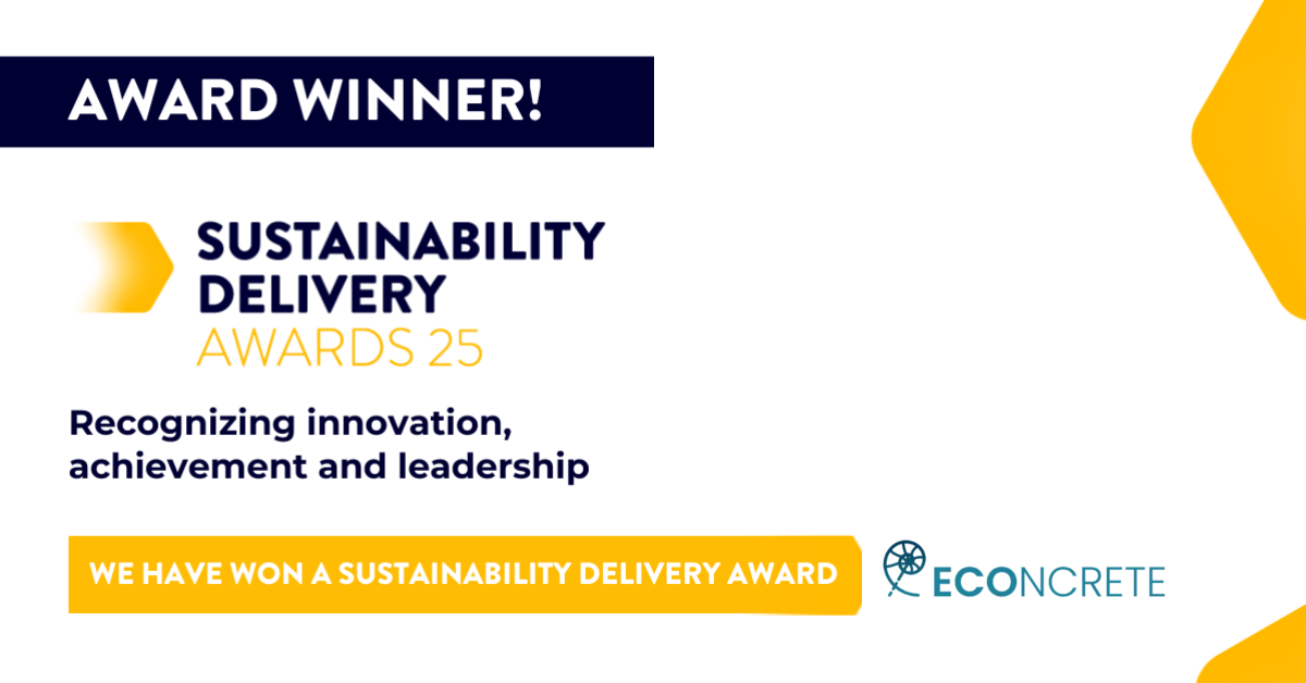 2025 Sustainability Delivery Award for ECOncrete - ECOncrete